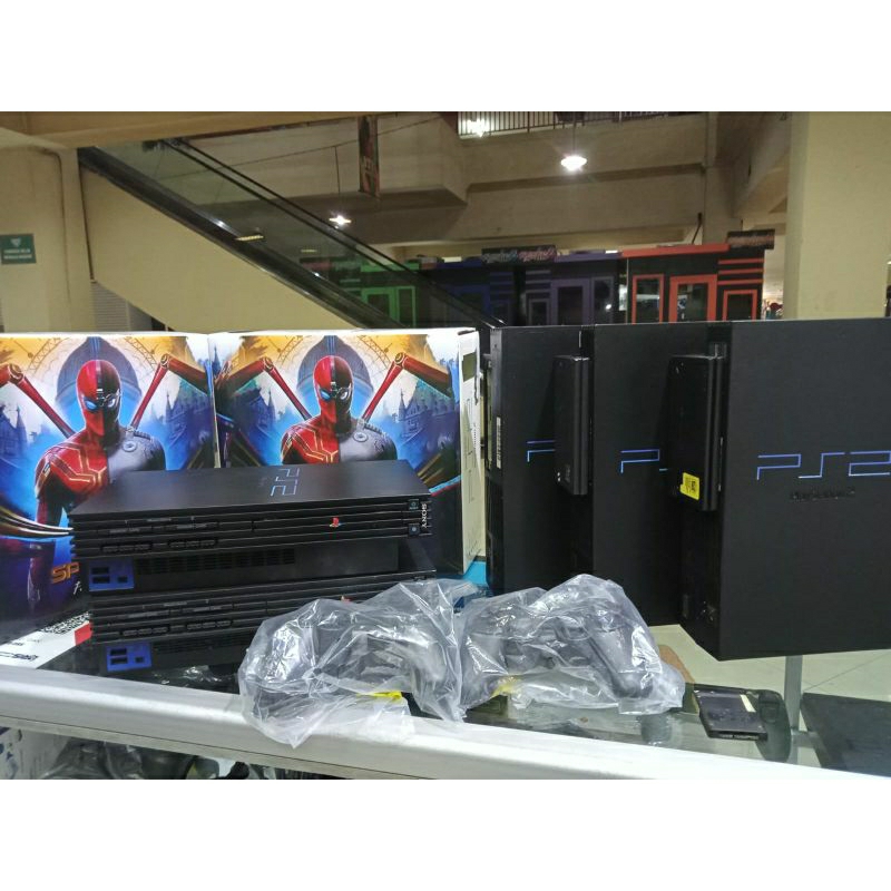 Jual PS2 FAT MATRIX FULLSET 2 STIK | Shopee Indonesia