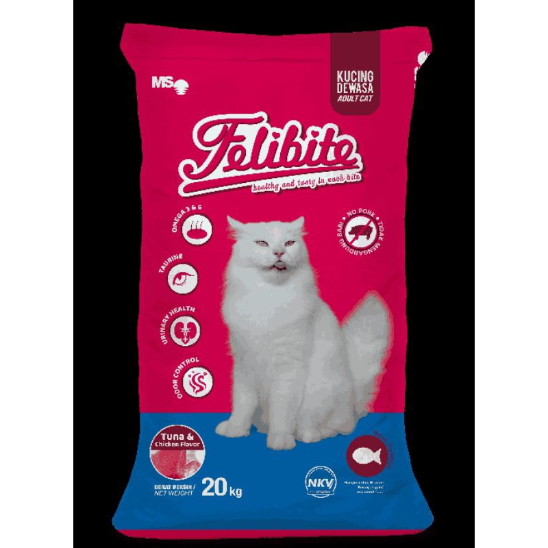 Jual MAKANAN KUCING FELIBITE TUNA SALMON CHICKEN TARO 500gr | Shopee ...