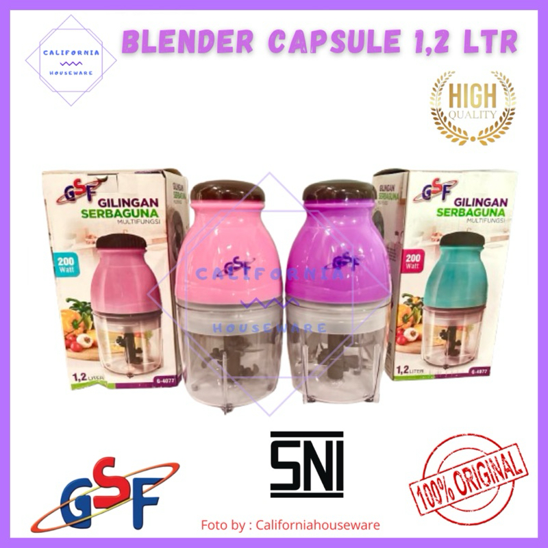 Jual Blender Capsule Mini GSF 1,2 Liter / Blender Capsule Serbaguna ...