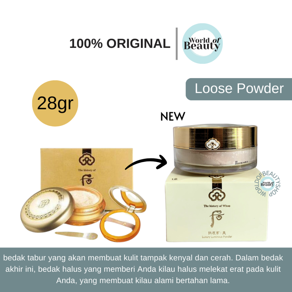 Jual WOBS | ORIGINAL The History Of Whoo Loose Jewelry Powder ...
