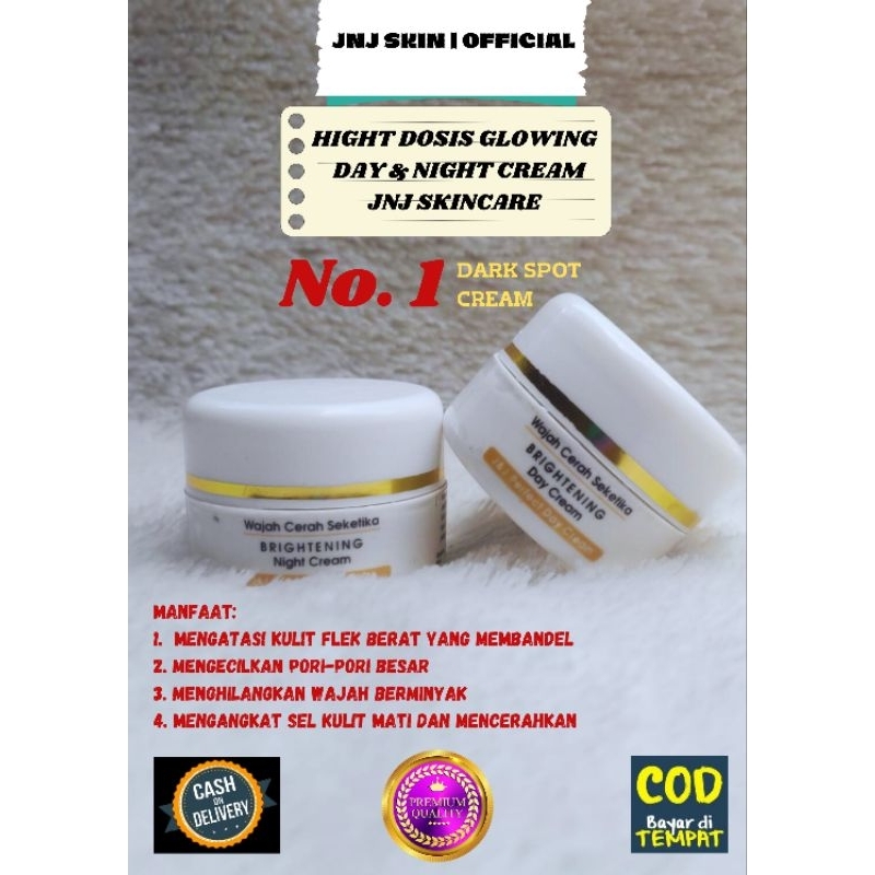 Jual DAY & NIGHT CREAM JNJ SKINCARE (Dosis Tinggi) | Shopee Indonesia