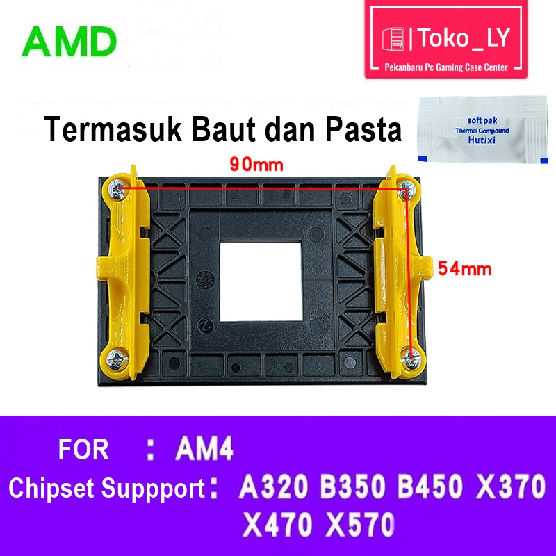 Jual Bracket HSF Processor AMD socket AM4 motherboard - Orange | Shopee ...