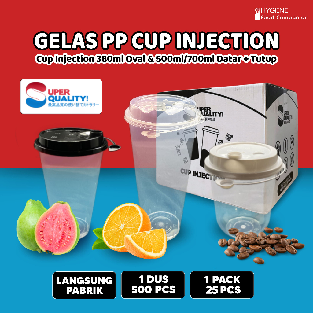 Jual Thinwall Cup Injection Oval 380ml 12oz & 500ml 16oz / 700ml 24oz ...