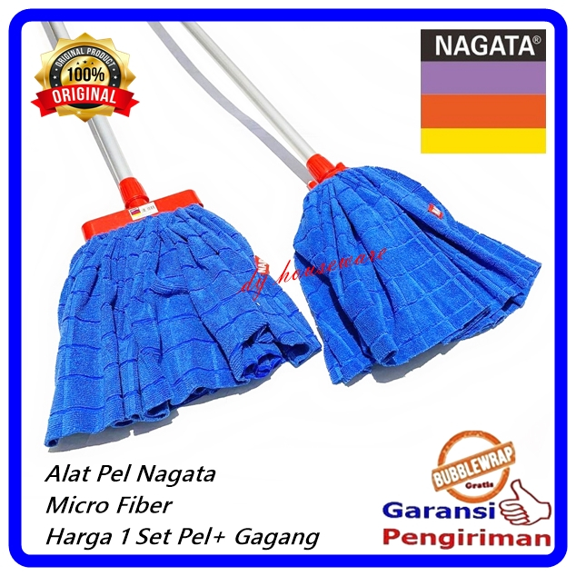 Jual Pel Lantai Nagata Micro Fiber Magic Mop Segi Bulat NAGATA ( Harga ...