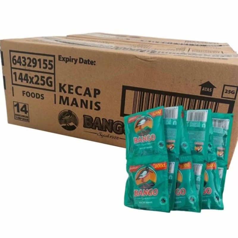 Jual Kecap Bango 25gr sachet 1 dus, eceran 1000 rupiah | Shopee Indonesia
