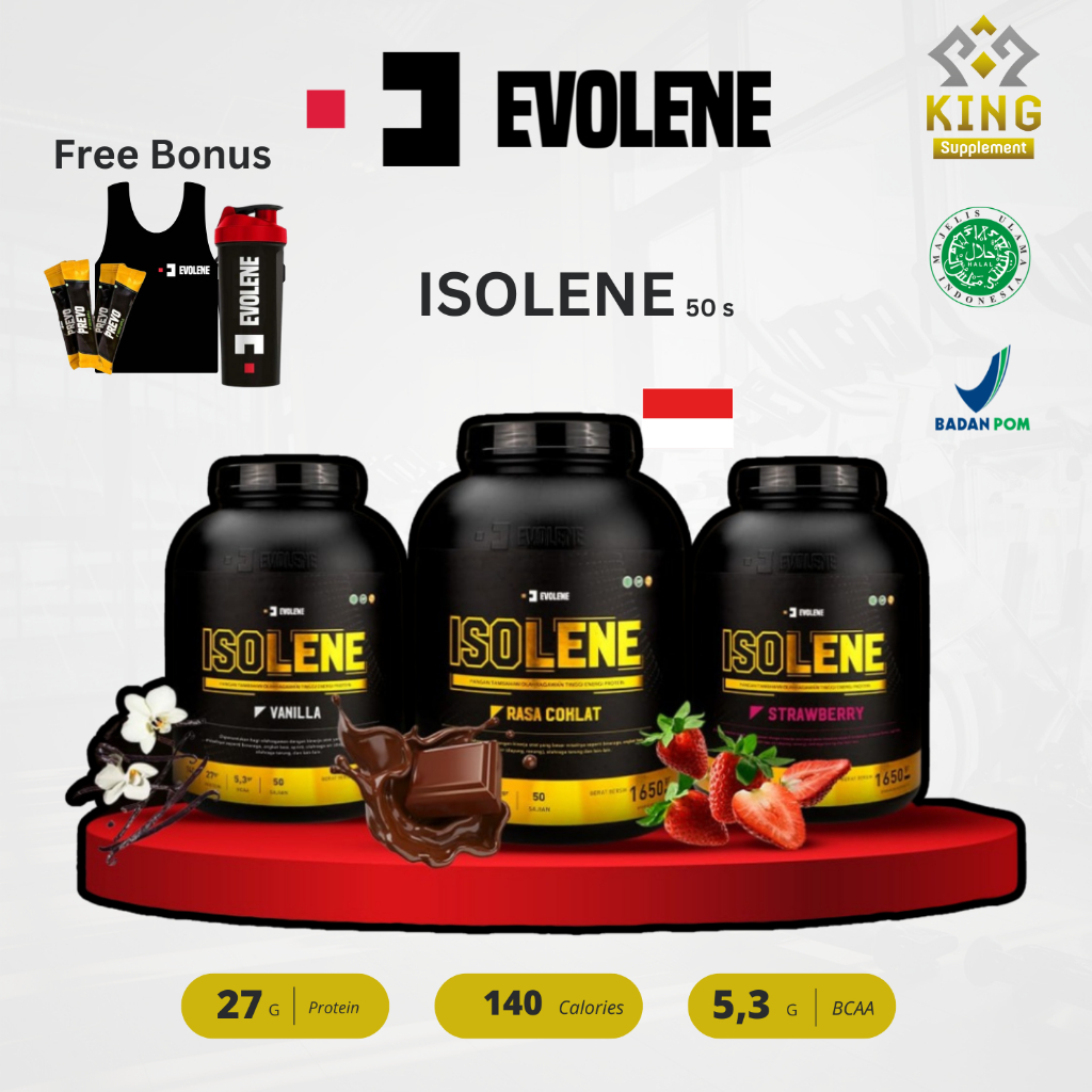 Jual ISOLENE 50 Sachet ISOLATE PROTEIN EVOLENE | Shopee Indonesia