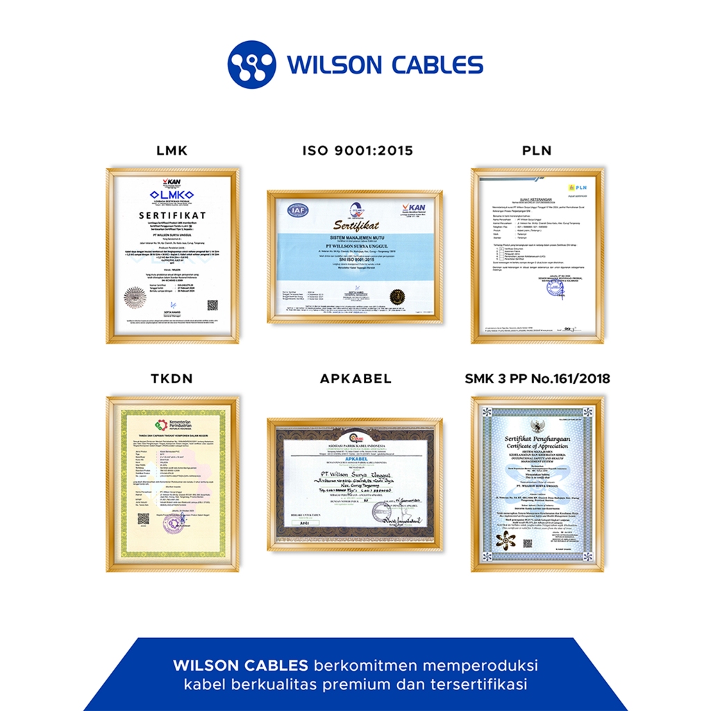 Jual WILSON CABLES - NYYHY 2x2.5 mm² (20 Meter) - Kabel Listrik Tembaga ...