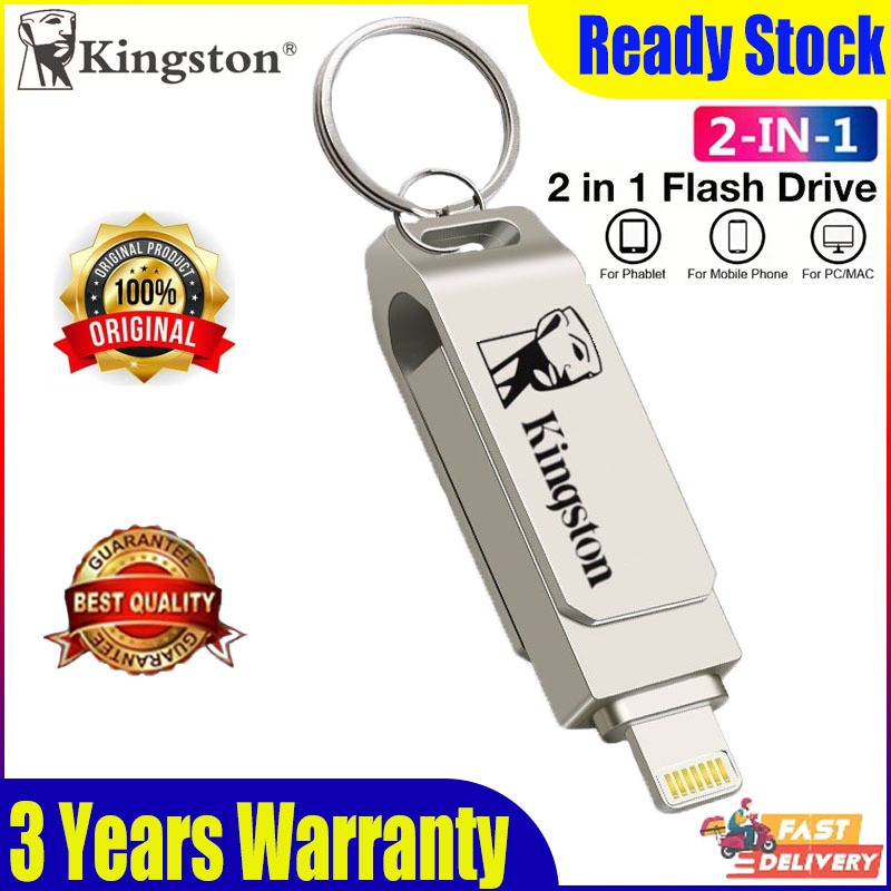 Jual Kingston OTG Flashdisk 2-in-1 Flash Drive 2TB/1TB/512GB OTG Flash ...