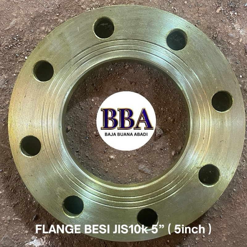 Jual FLANGE BESI JIS 10k 5” (5inch) NS LAS BESI - FLANGE BESI CARBON ...