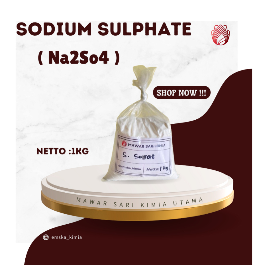 Jual Sodium Sulfat / Sodium Sulphate / Na2SO4 | Shopee Indonesia