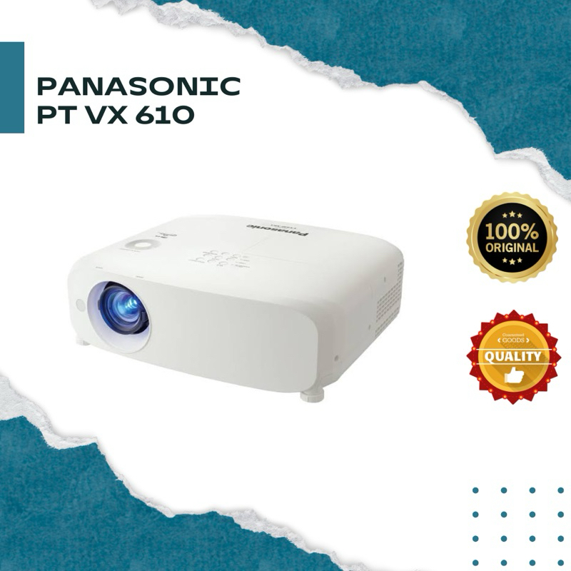 Jual PROYEKTOR PANASONIC PT VX 610 ORIGINAL | Shopee Indonesia