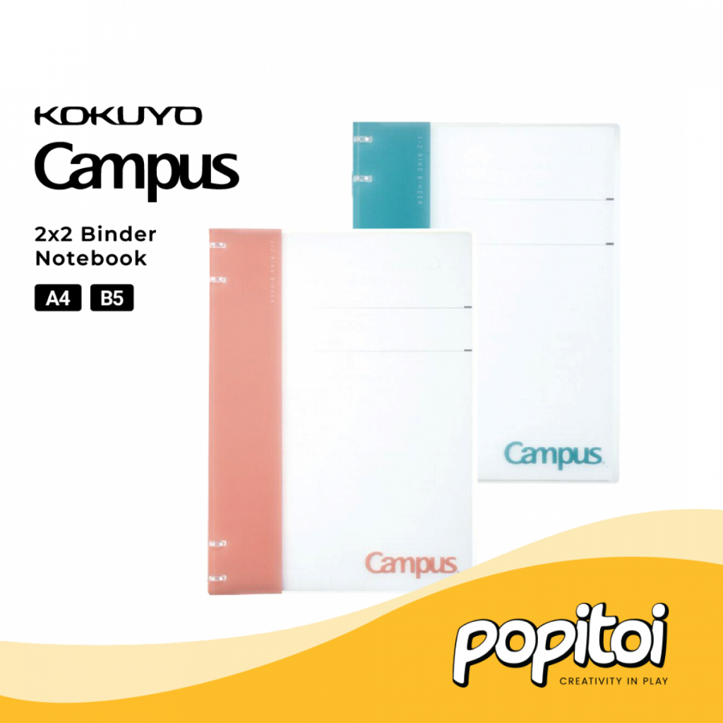 Jual Kokuyo Campus L-NP134 NP704 Binder Notebook 2x2 Ring A5 B5 4 | Shopee Indonesia