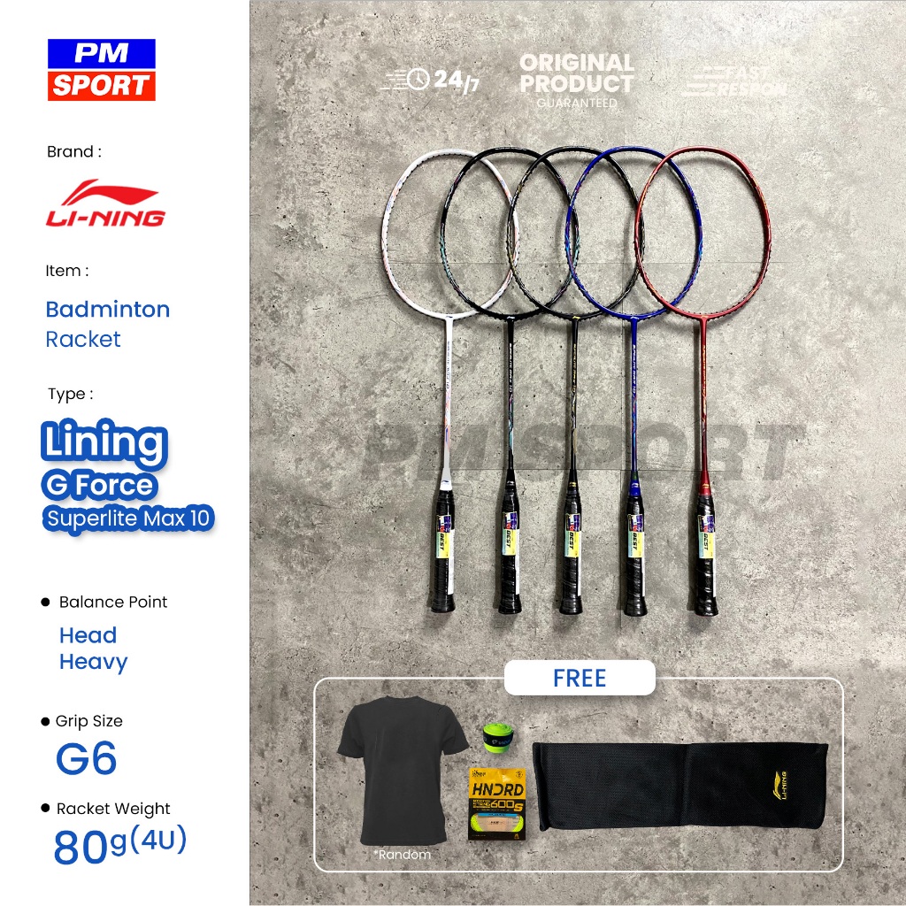 Jual RAKET BADMINTON / BULUTANGKIS LINING SUPERLITE MAX 10 ORIGINAL ...