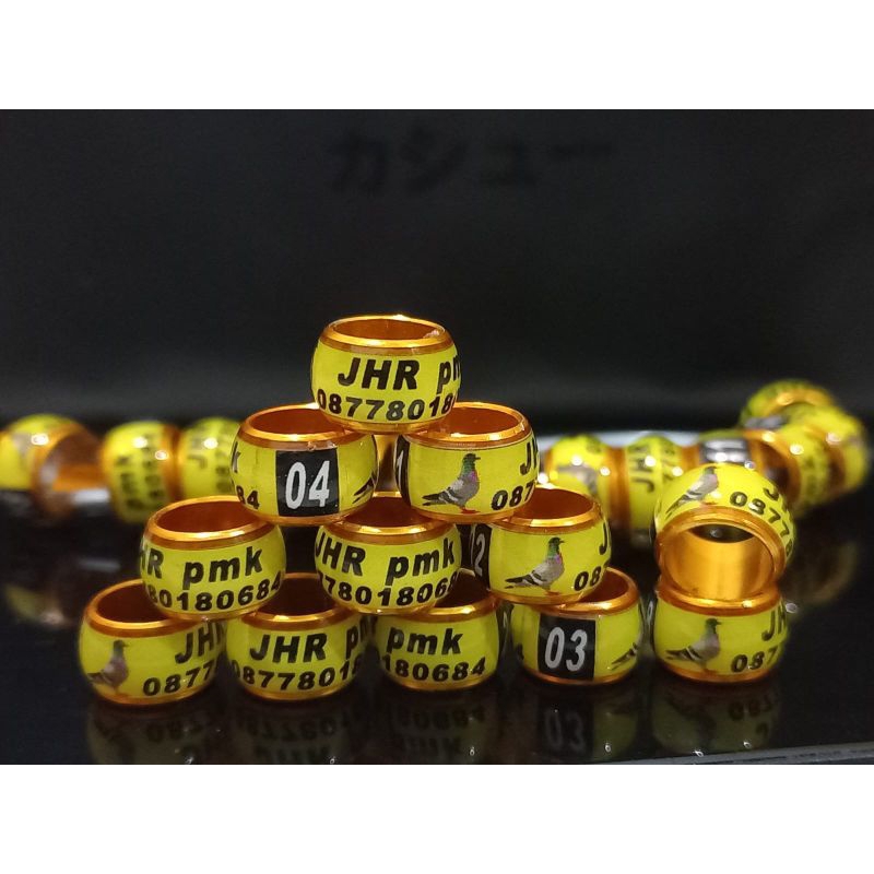 Jual ring merpati model terbaru 10 biji bisa cetak nama | Shopee Indonesia