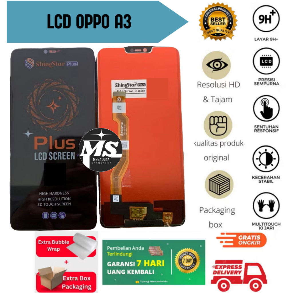 Jual LCD + TOUCHSCREEN OPPO A3 SHINE STAR GRATIS LEM DAN OBENG | Shopee ...