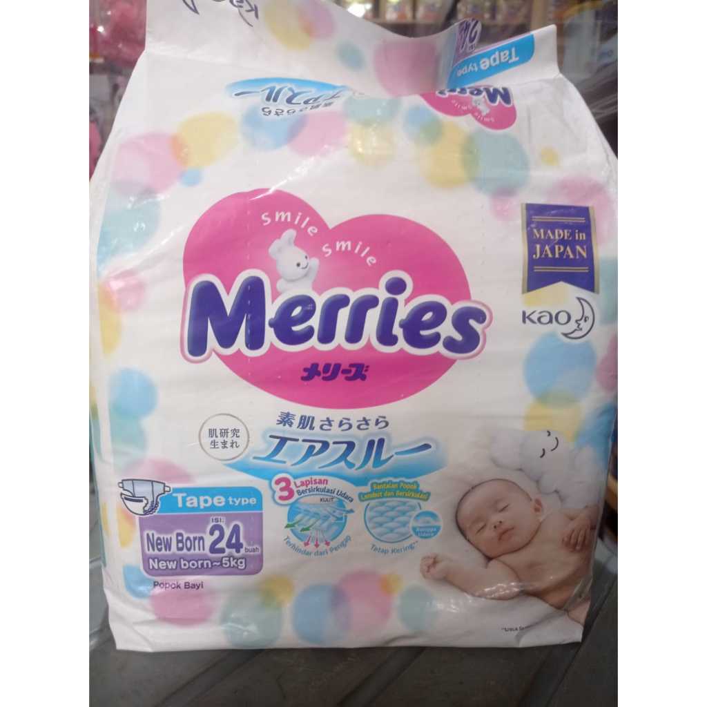 Jual MERRIES NEW BORN 24 (PEREKAT) | Shopee Indonesia