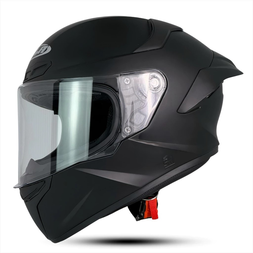 Jual Helm Full Face MLA TTC Crypton | Hitam Doff Kaca Clear/Bening ...