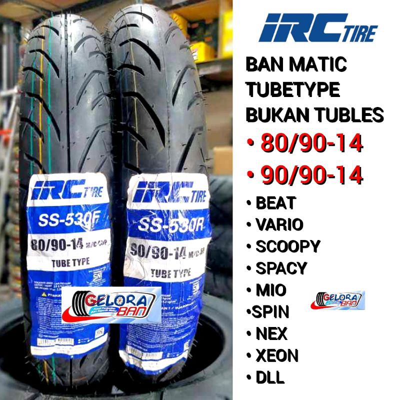 Jual Pilih Salah Satu Ban Matic Irc 80/90-14 , 90/90-14 ban irc ss530f ...