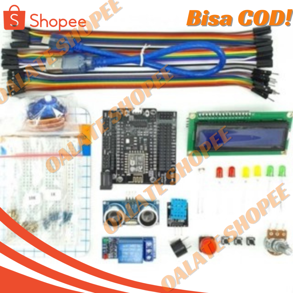 Jual Paket Kit Iot Trainer Internet Of Nodemcu Lolin V3 V2 Esp8266 ...