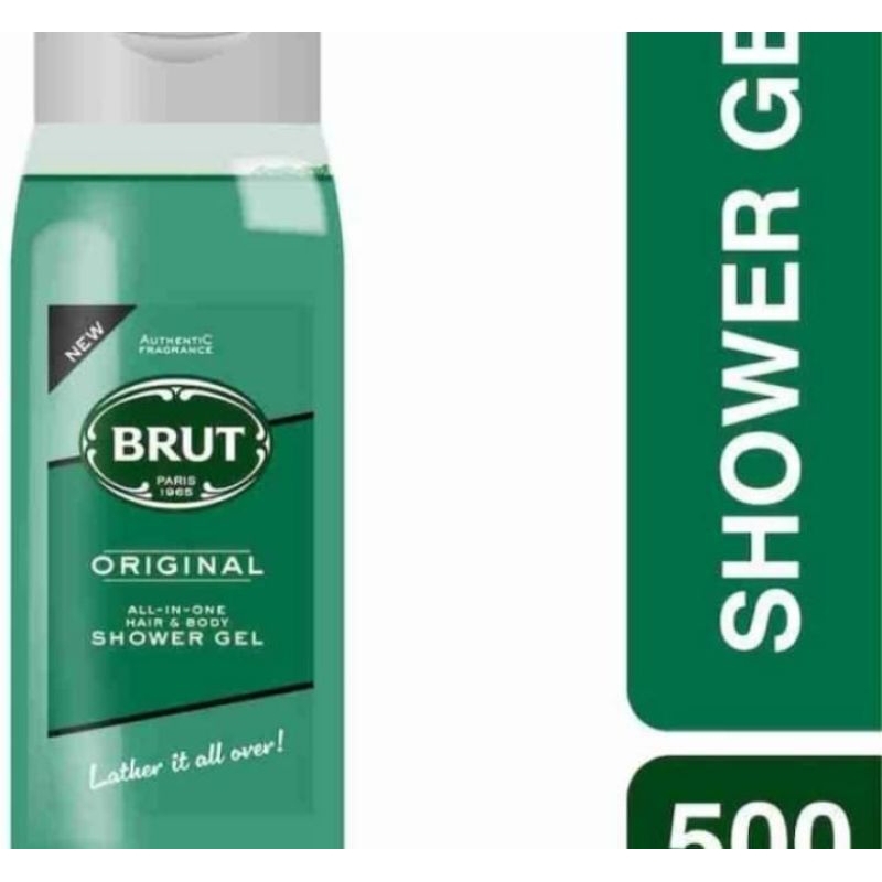 Jual Brut Shower Gel All in One Face And Body 500ml | Shopee Indonesia