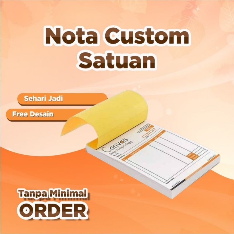 Jual Nota Custom Jogja | Nota Custom Murah | Nota Toko Custom | Nota ...