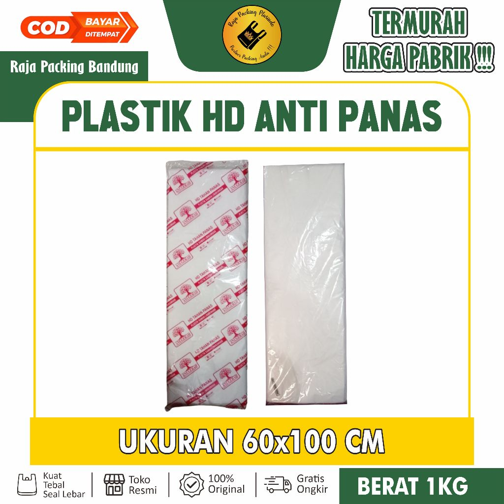 Jual Plastik HD Anti Panas Uk 60x100 tebal 03 Berat 1kg plastik dollar ...