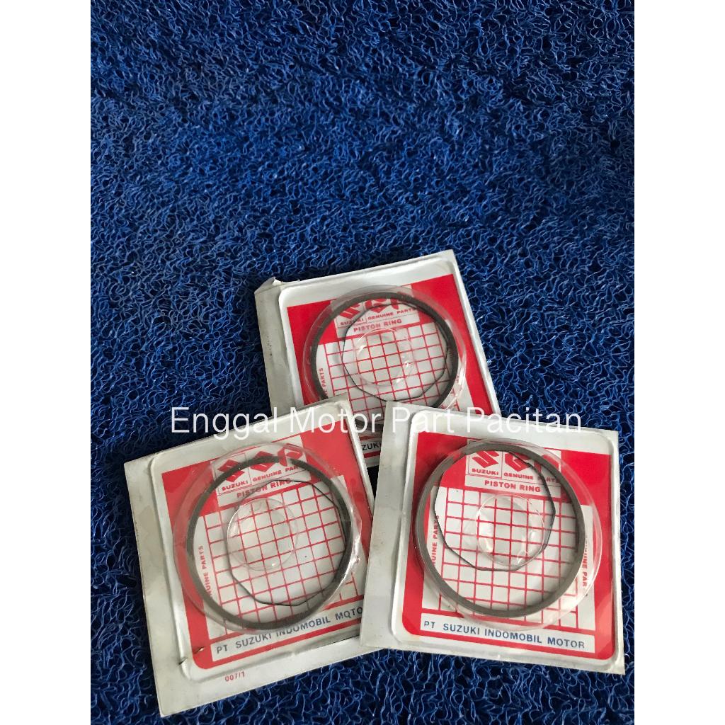 Jual Suzuki Ring Seker / Ring set piston Satria 2T 12140B19D10N100 OS 100 | Shopee Indonesia