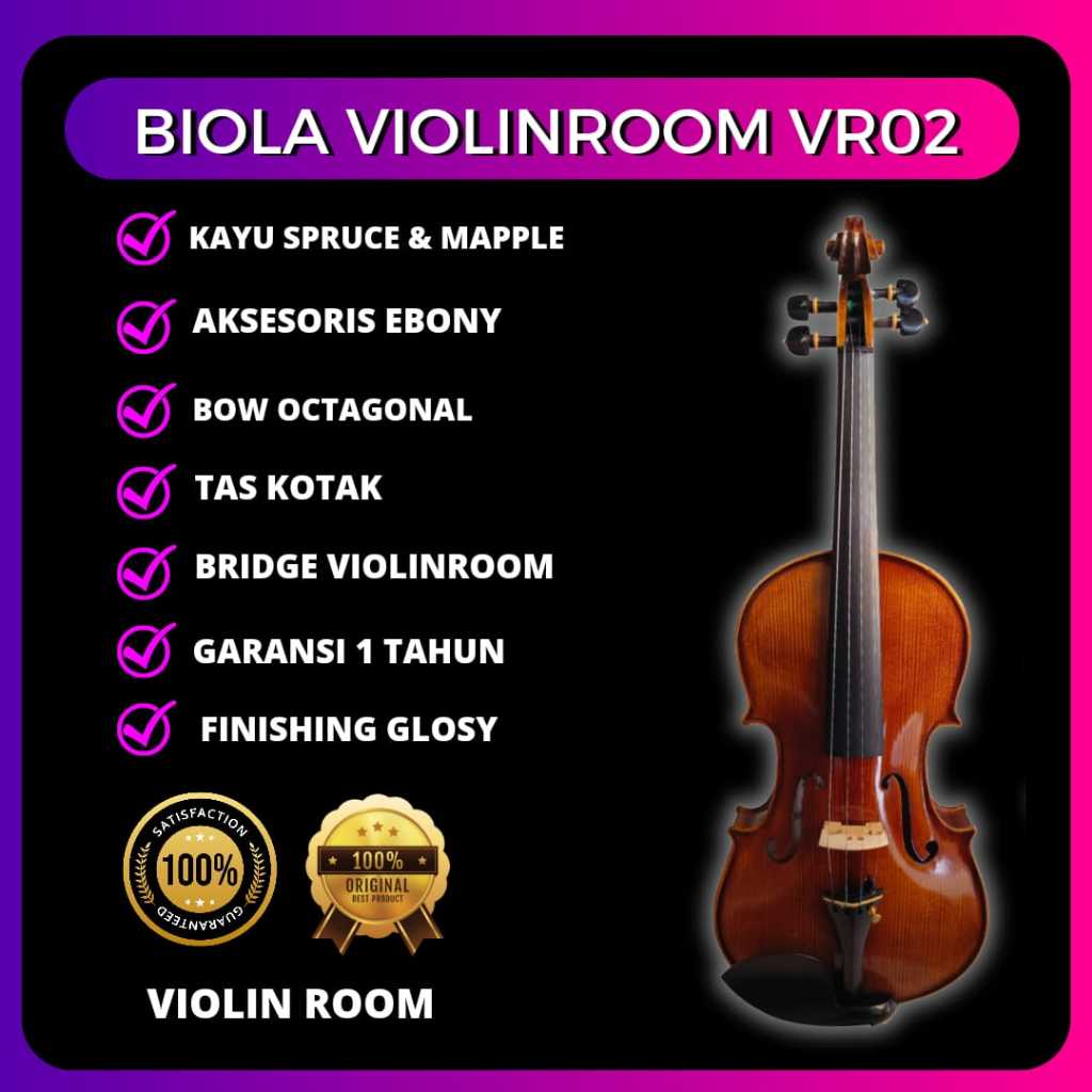 Jual BIOLA VIOLINROOM VR02 | Shopee Indonesia