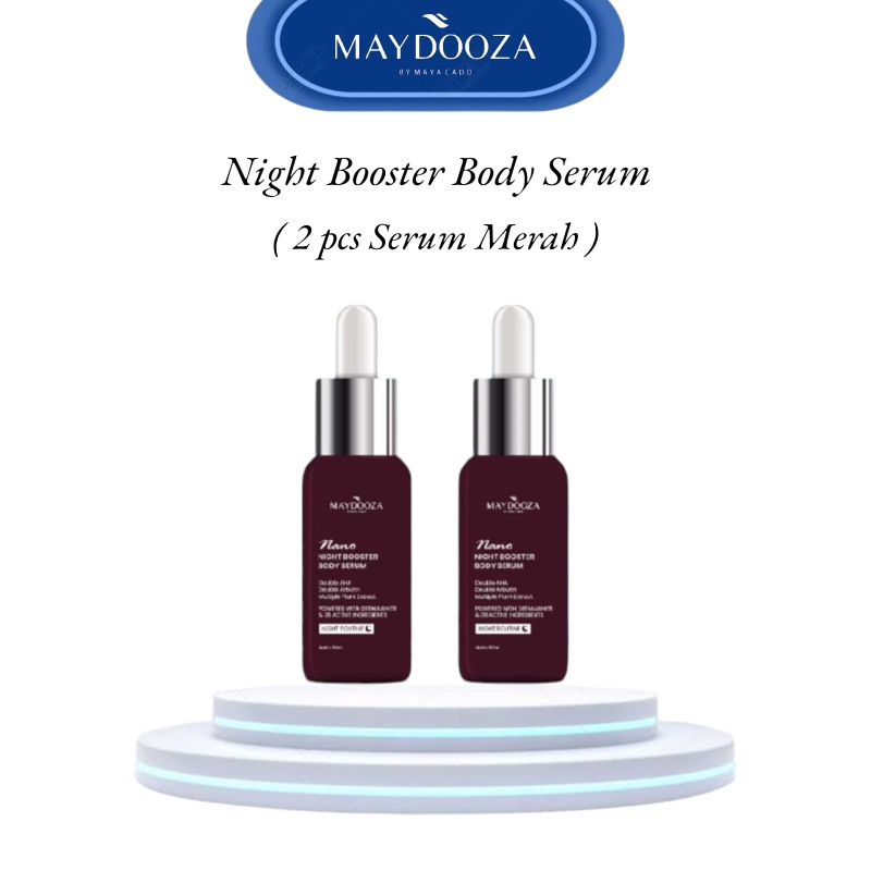 Jual Maydooza 2 pcs Night Booster Body Serum ( Serum Merah ) | Shopee ...