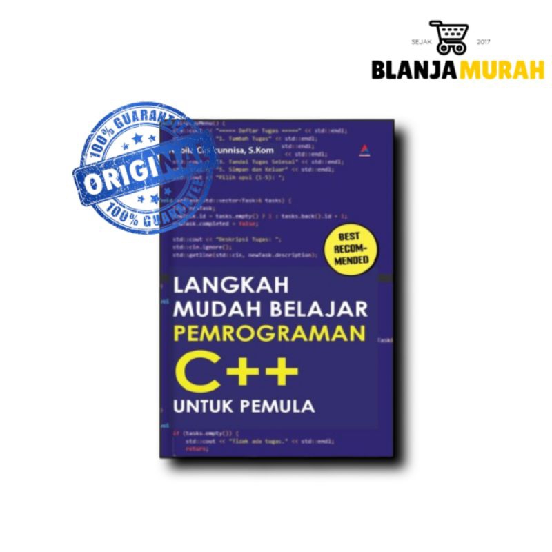 Jual LANGKAH MUDAH BELAJAR PEMROGRAMAN C++ UNTUK PEMULA | Shopee Indonesia