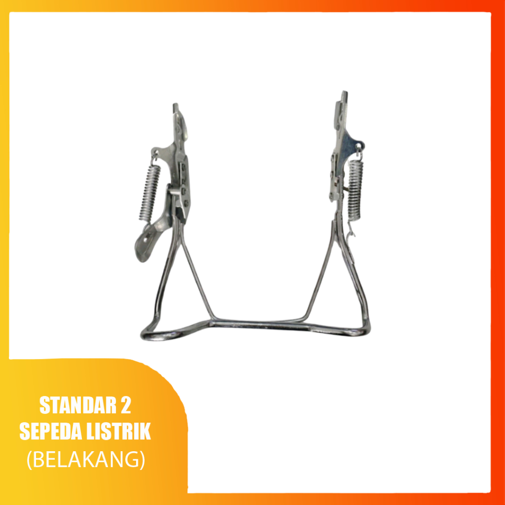 Jual Standar 2 Belakang Double Besi Sepeda Listrik Universal | Shopee ...