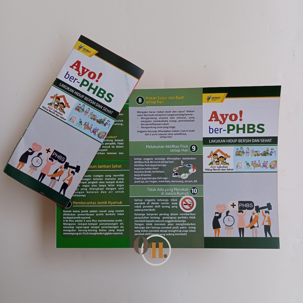 Jual Leaflet Ayo Ber-PHBS - Perilaku Hidup Bersih dan Sehat - Kesehatan ...