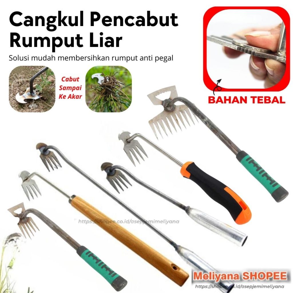 Jual Alat Pencabut Rumput Liar Sela Sela Paving Teras Kebun Taman ...