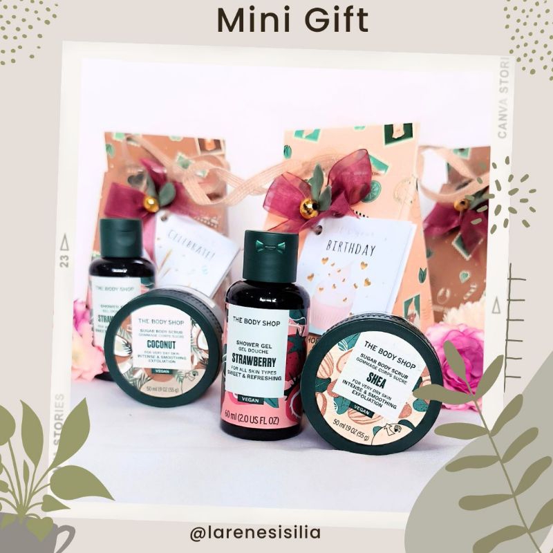 Jual The Body Shop - Mini Gift Set Hampers | Shopee Indonesia