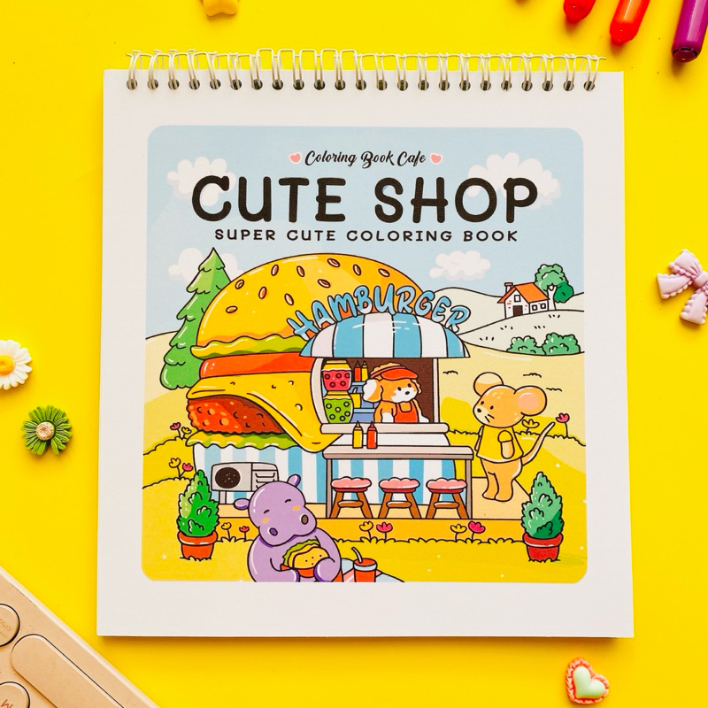 Jual Cute Shop Super Cute Coloring Book - Buku Mewarnai Yang Cocok ...