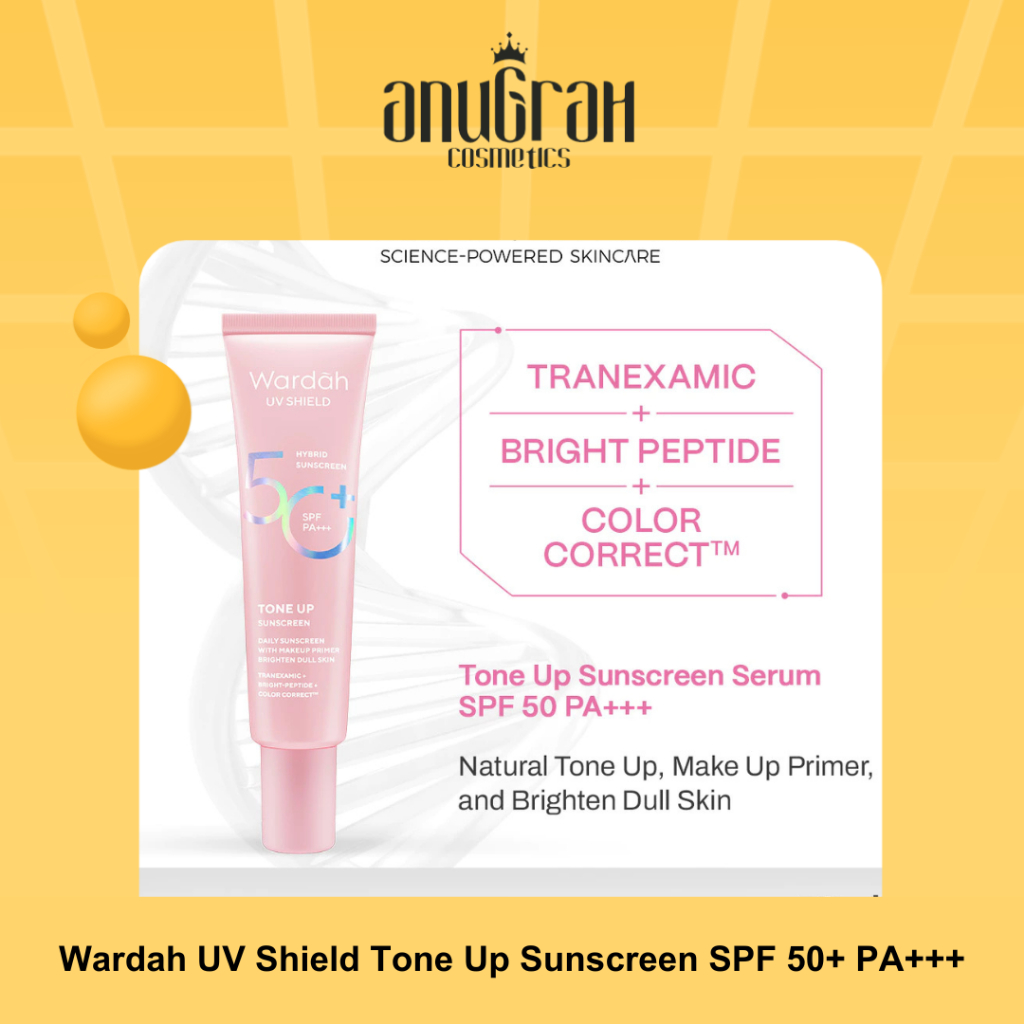 Jual Wardah UV Shield [TONE UP SUNSCREEN] SPF 50+ PA+++ | Shopee Indonesia