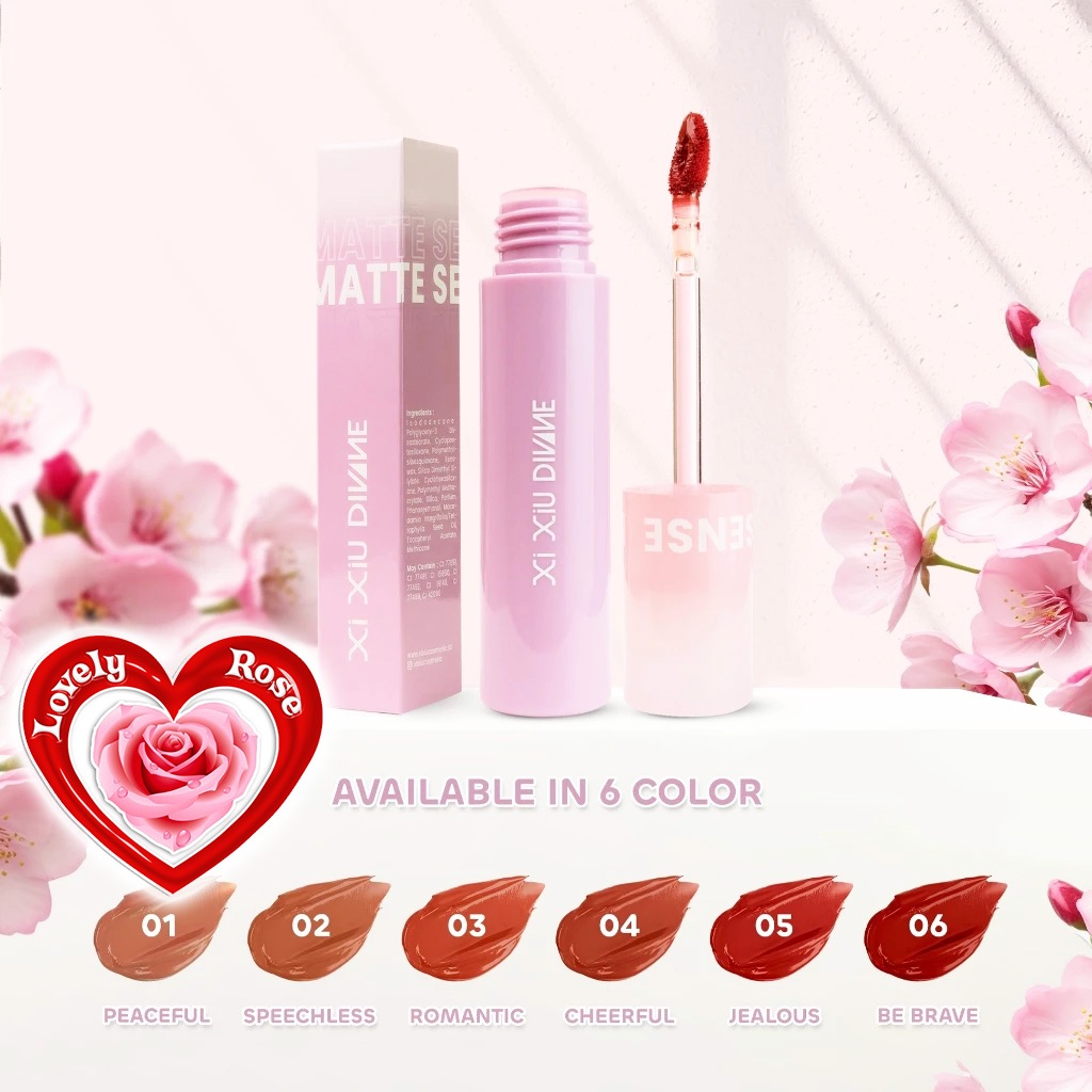 Jual XI XIU DIVINE LIP MATTE SENSE | XIXIU LIPCREAM | LIP CREAM ...