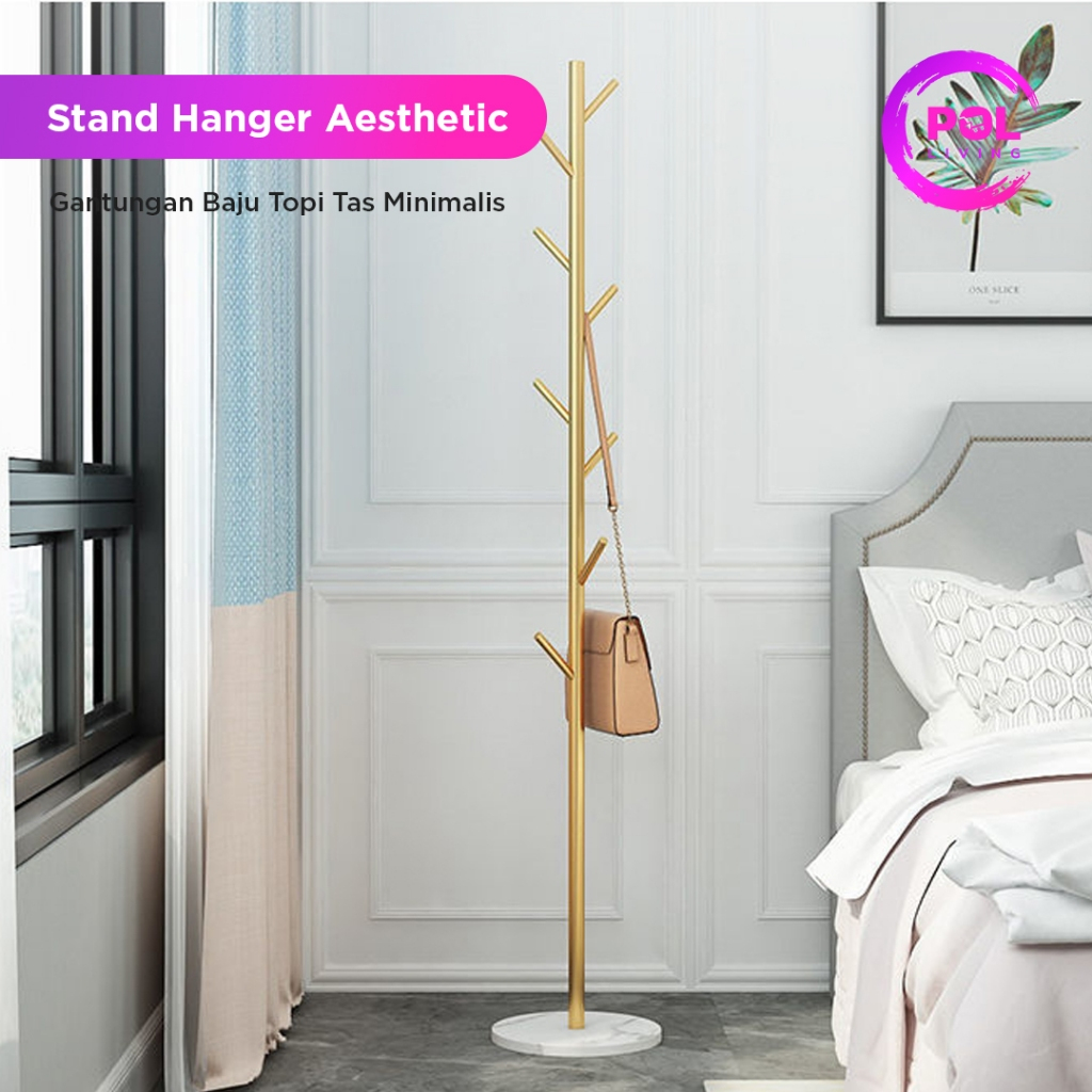 Jual POL - Stand Hanger Pakaian Stainless Steel | Shopee Indonesia