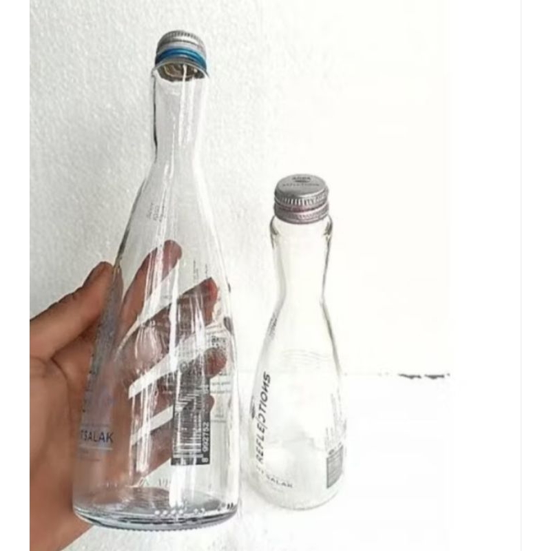 Jual Botol beling kaca ex Aqua 380ml | Shopee Indonesia