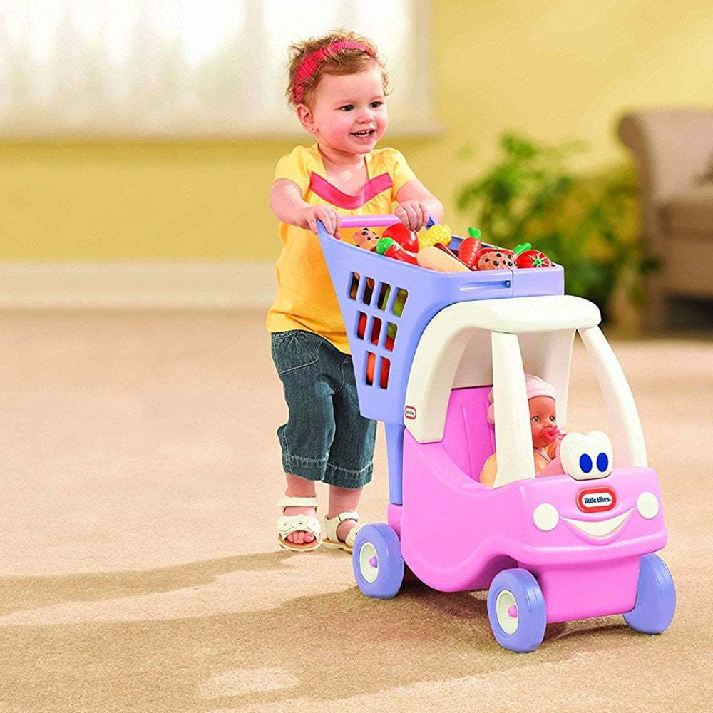 Jual Little Tikes Cozy Coupe Shopping Cart mainan keranjang belanja ...