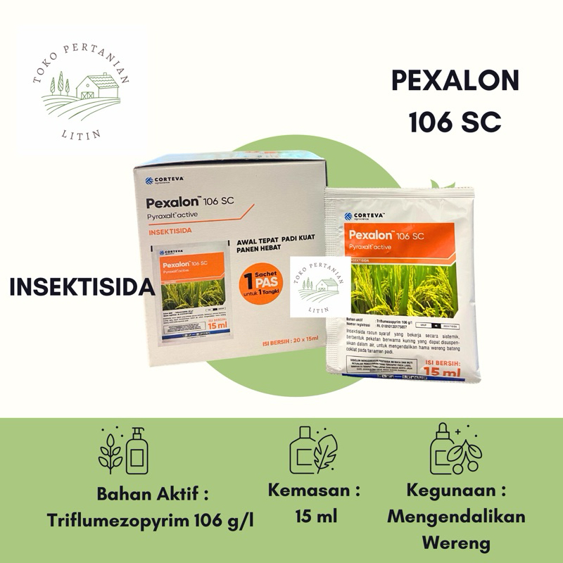 Jual Pexalon 106 SC - 15 ml ( Insektisida ) Pembasmi Wereng | Shopee ...