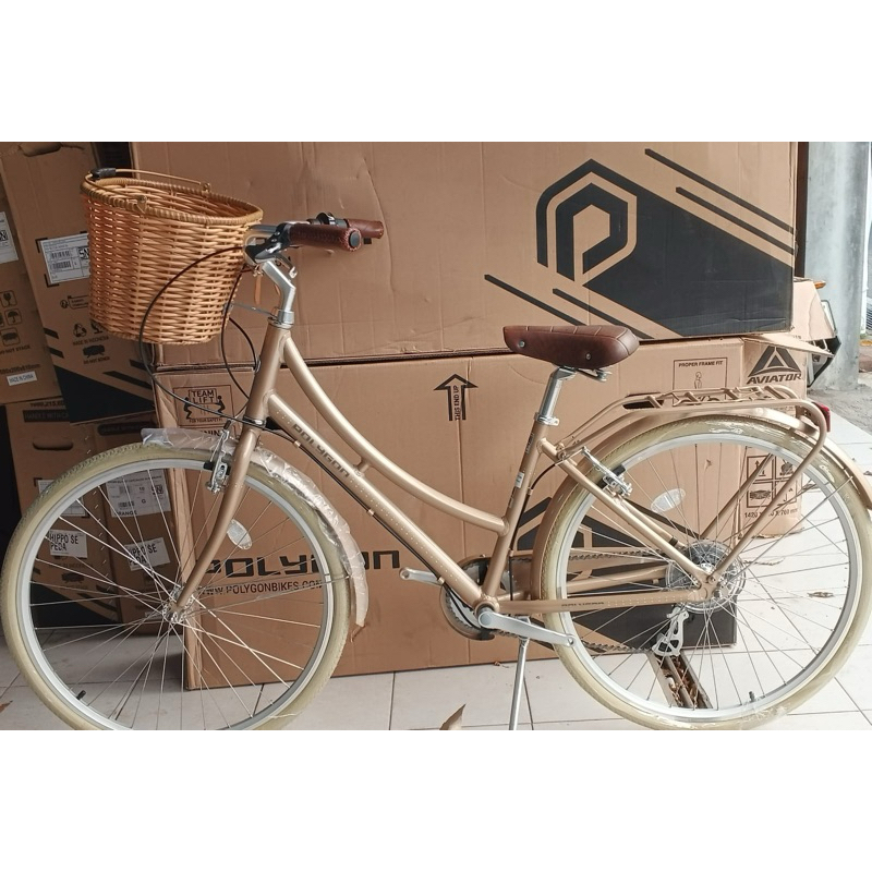 Jual Sepeda CITY BIKE / CTB / Sepeda Perempuan 26 INCH POLYGON OOSTEN ...