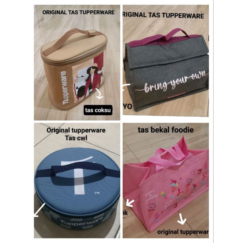 Jual ORIGINAL TUPPERWARE TAS BEKAL/BOTOL | Shopee Indonesia