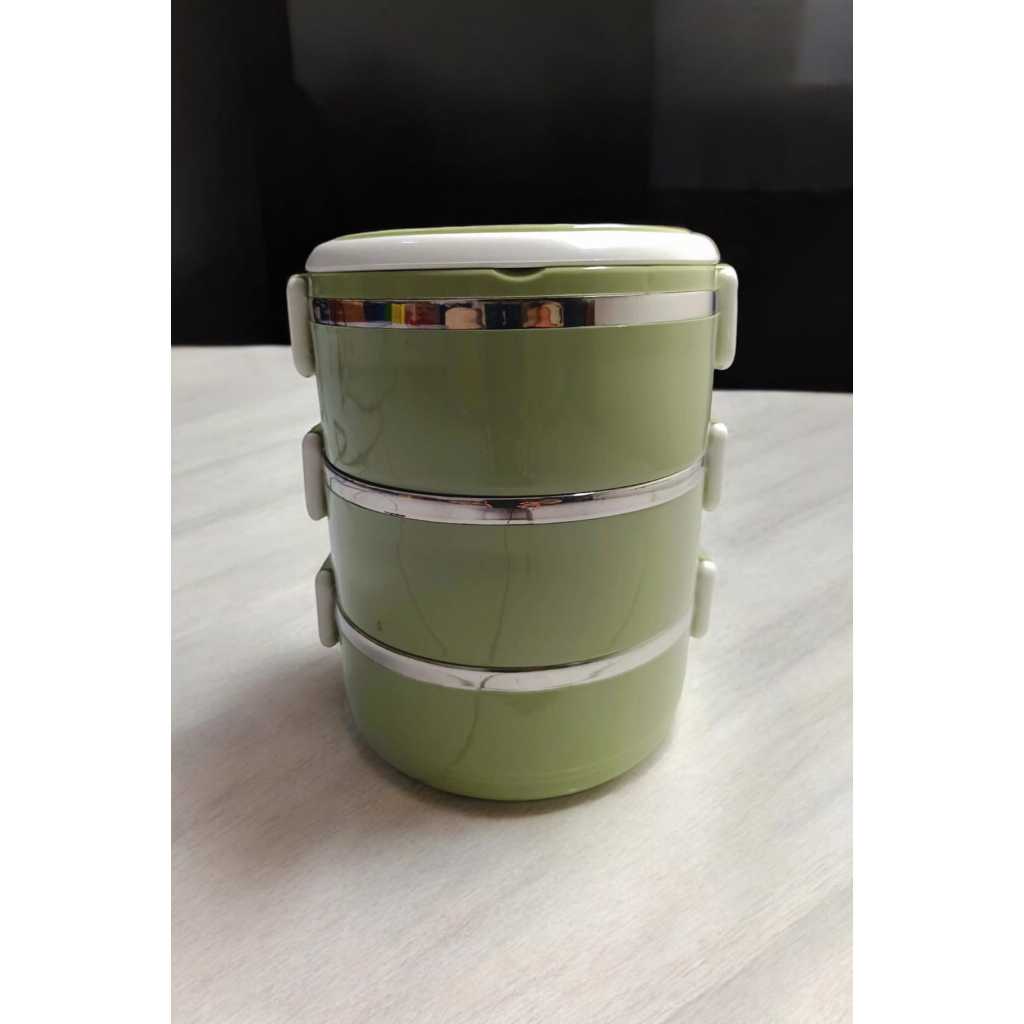 Jual RANTANG 3 SUSUN TEMPAT BEKAL MAKANAN STAINLESS TAHAN PANAS / UNIK ...