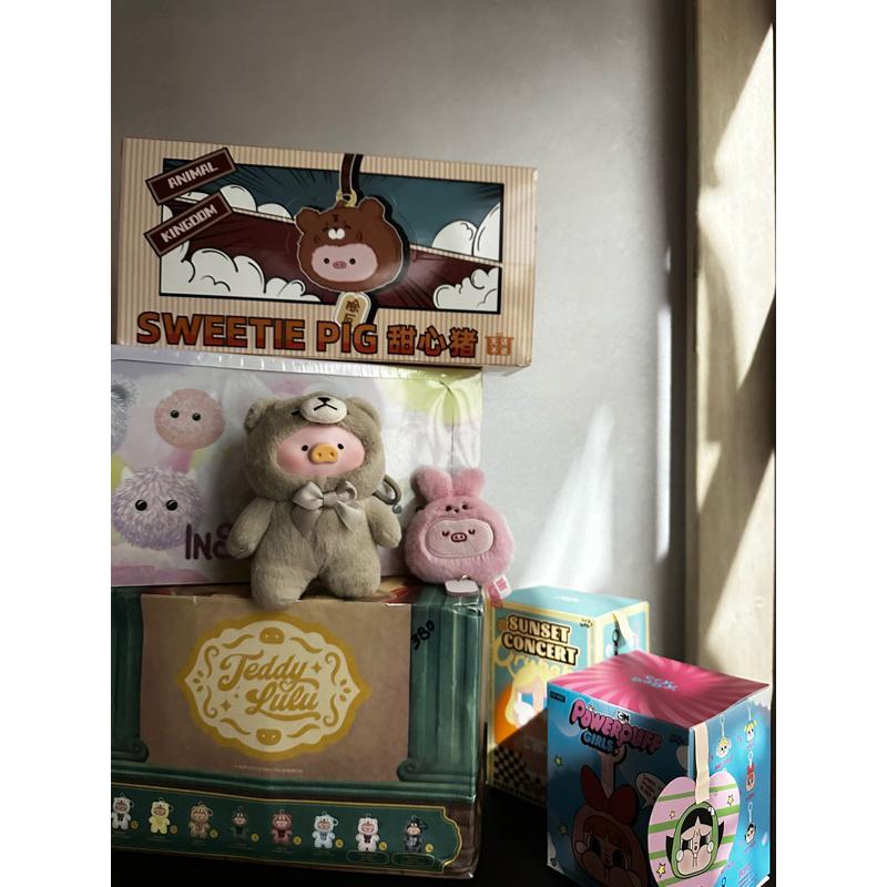 Jual Popmart labubu , sunset concert , sweetie pig , ppg vinyl face ...