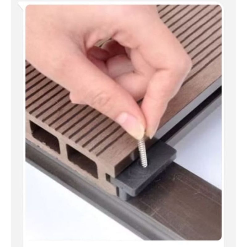 Jual Plastic Klip Wpc Decking / acesories pemasangan wpc decking ...