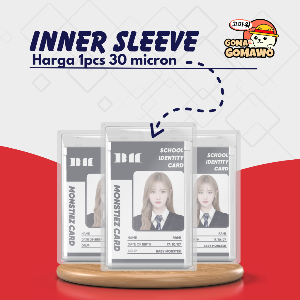 Jual INNER SLEEVE UNTUK PHOTOCARD (HARGA 1 PCS) GOMAWO JPOP KPOP CARDS ...