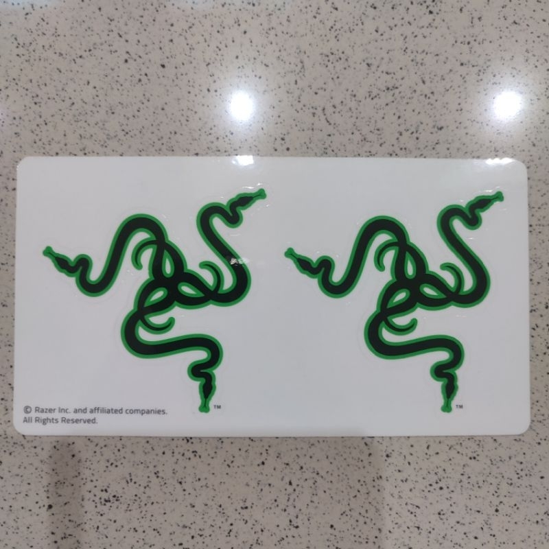 Jual Sticker / Stiker Logo Razer (2 Logo) Original | Shopee Indonesia