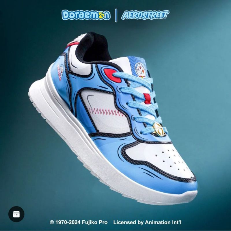 Jual Aerostreet x Doraemon Putih Biru Original Limited Edition | Shopee ...