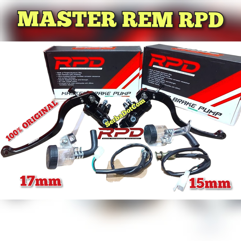 Jual MASTER REM RPD 17mm 15mm RADIAL FORGED ORIGINAL UNIVERSAL NEXUS NB7 XMAX 250 PCX 150 160 ...
